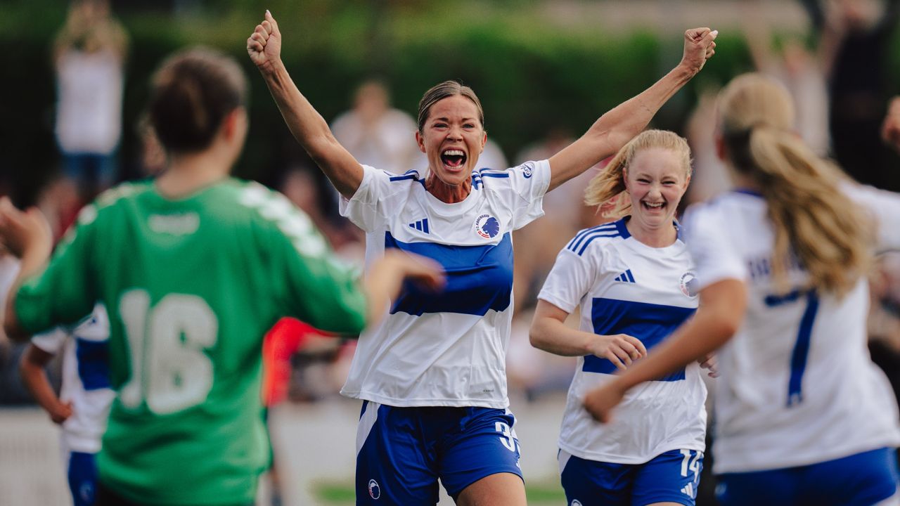 F.C. Copenhagen Women win historic first league match 3-0 | F.C. København