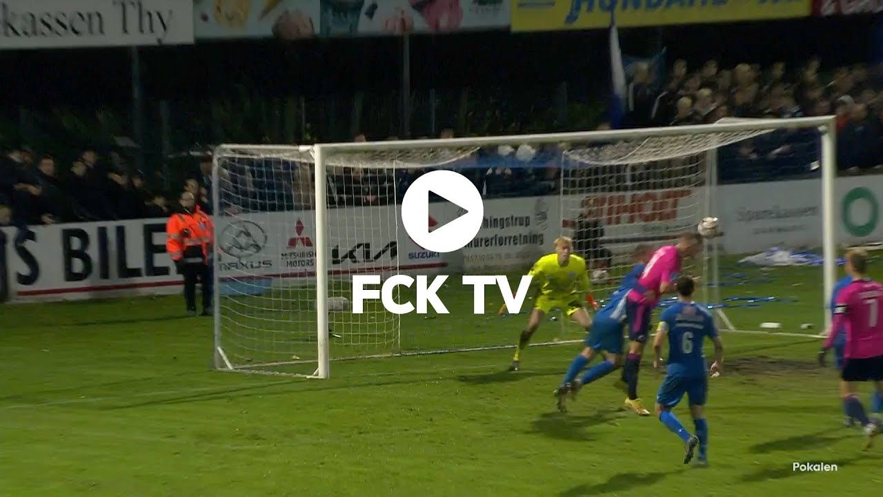 Klar til kvartfinalen: Se Andreas Cornelius' to mål mod Thisted | F.C. København