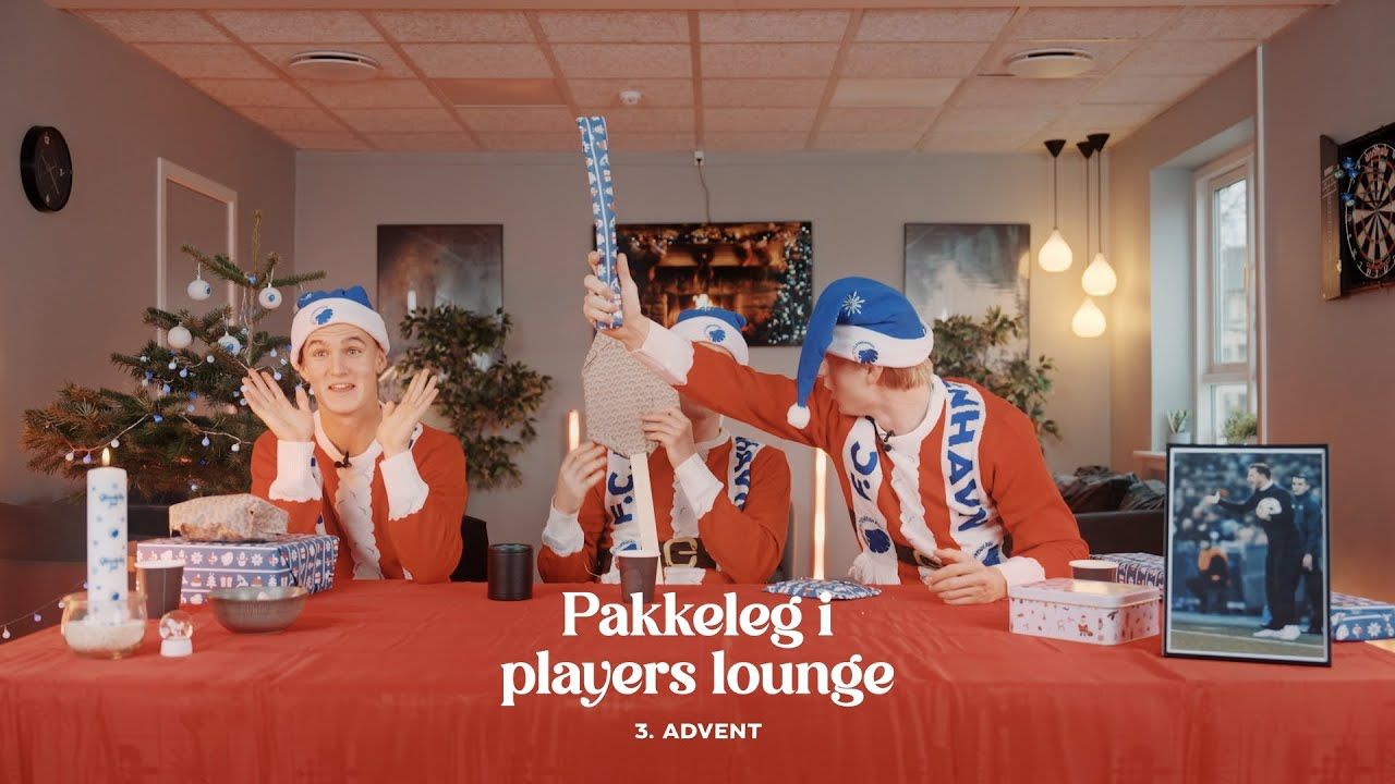 3. søndag i advent - Pakkeleg med Jelert, VK & Lund | F.C. København