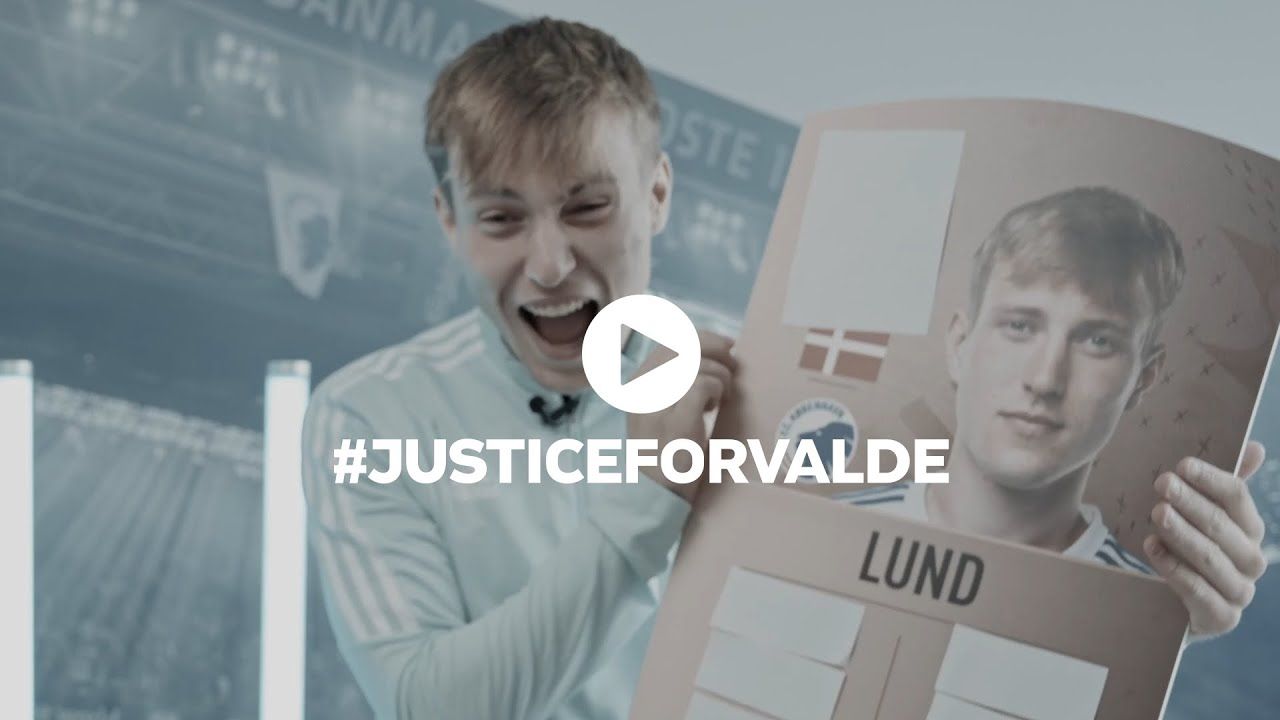 #Justiceforvalde i FIFA23 - FCK-fans klar med opbakning til Valdemar Lund | F.C. København