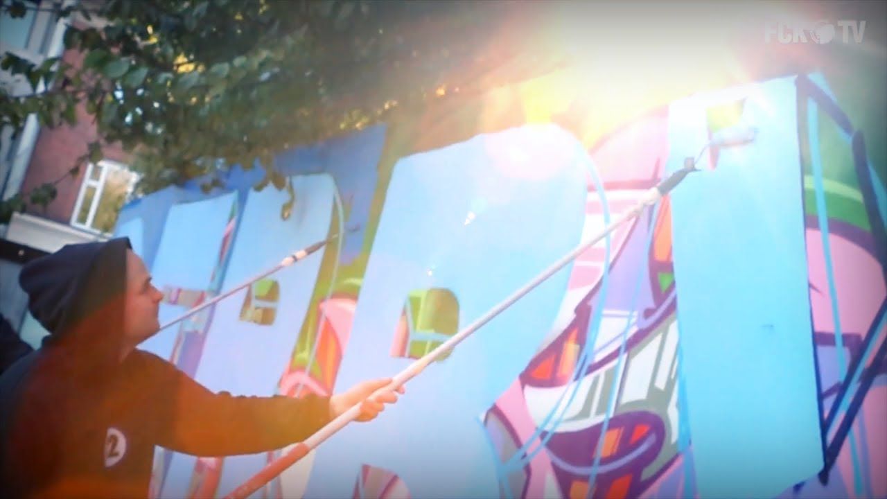 FCK TV: Sektion 12 laver graffitivæg til Derby | F.C. København